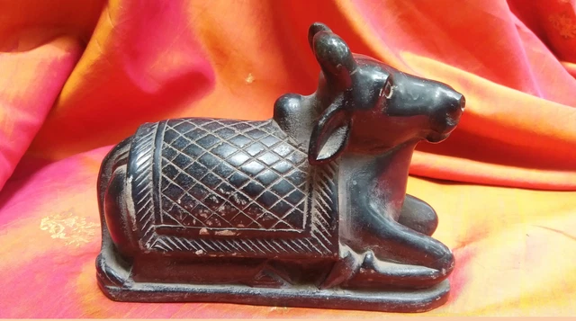 STATUE EN MARBRE vintage Nandi sculpture du temple Shiva fait main Inde... EUR 256,48 - PicClick FR