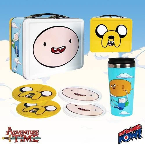 ADVENTURE TIME FINN & Jake 2013 Sdcc Exclusive Lunchbox Gift Set - L/E ...