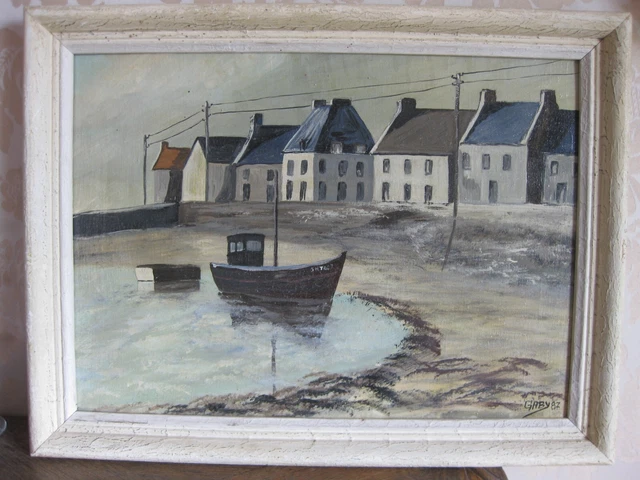 ANCIEN TABLEAU MARINE Port EUR 34,00 - PicClick FR