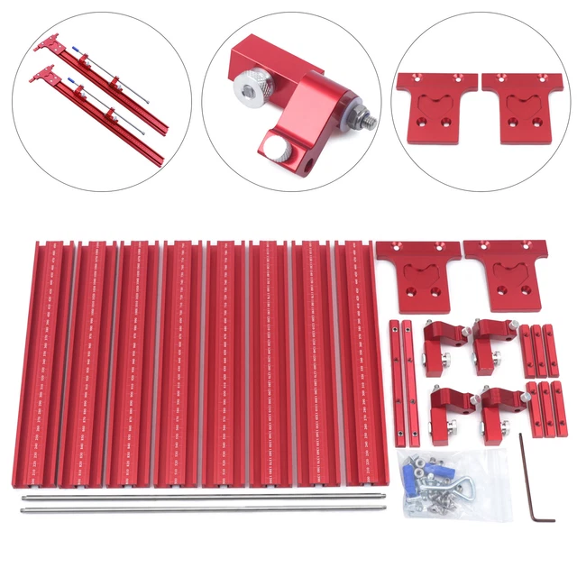 PARALLEL RAIL GUIDE System Track Saw Woodworking Guide Carpentry Tool ...