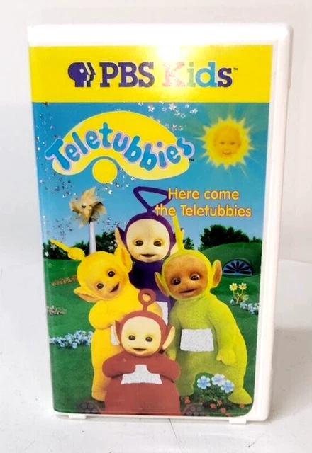 TELETUBBIES HERE COME The Teletubbies PBS Kids 1998 VHS Clamshell £5.55 ...