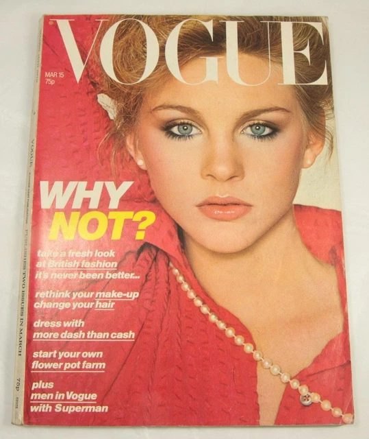 VOGUE MAGAZINE MARCH 15th 1978 £19.95 - PicClick UK