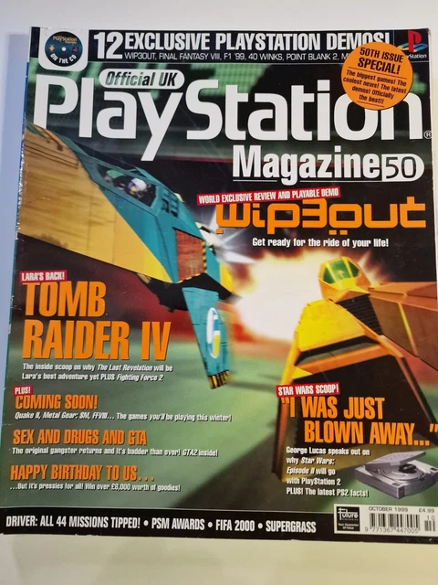 OFFICIAL PLAYSTATION MAGAZINE Issue 50 October 1999 £7.99 - PicClick UK