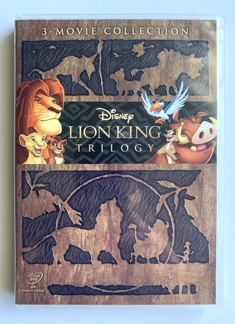 THE LION KING Trilogy DVD 3-Movie Collection 3-Disc Set $26.40 ...