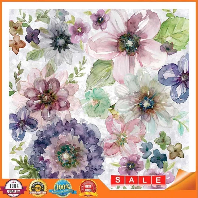 INK FLOWER OIL Paint By Numbers DIY Drawing Picture Kit for Adults Home ...