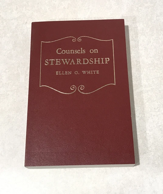 COUNSELS ON STEWARDSHIP par Ellen G. White Review & Herald SDA 1940 ...