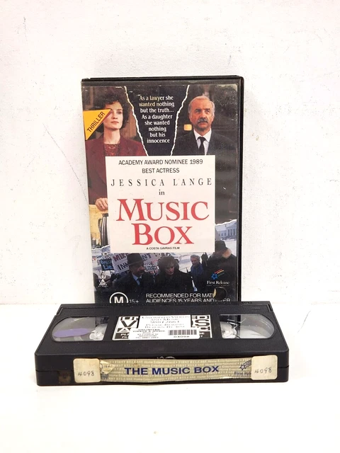 MUSIC BOX - VHS Big Box Ex-Rental 1989 - Jessica Lange £10.83 - PicClick UK