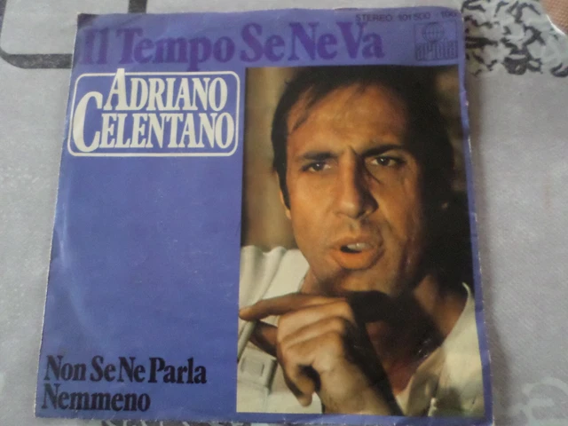 45 TOURS ADRIANO CELENTANO "Il tempo se ne va" EUR 4,00 - PicClick FR
