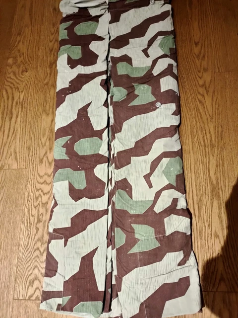 SPLITTER TARN BGS Zeltbahnen Zeltplane Poncho Armee Wehrmacht Tarnung ...