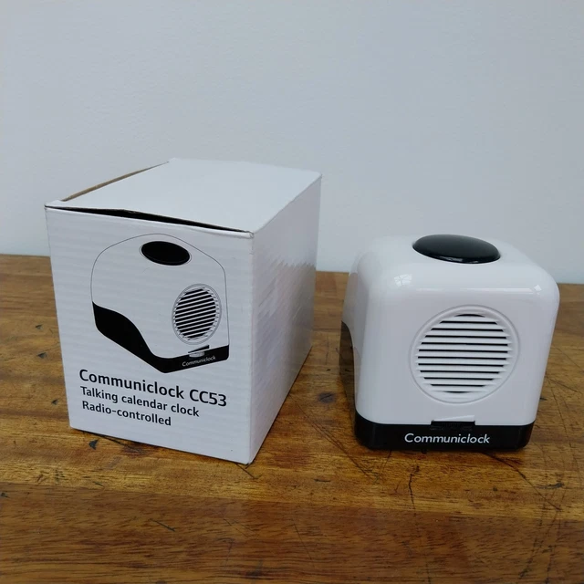 RNIB COMMUNICLOCK TALKING Clock Radio-Controlled Battery Operated £28. ...