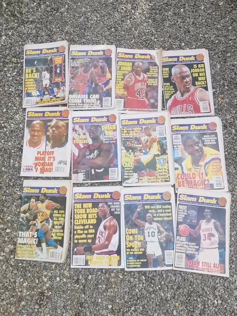 VINTAGE ENGLAND SLAM Dunk Weekly Basketball Magazine all with original ...