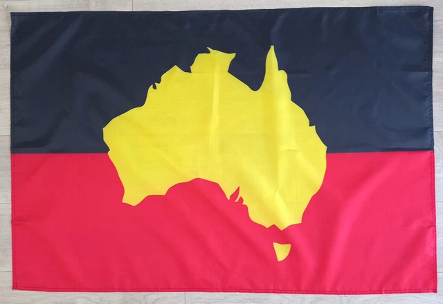 ABORIGINAL FLAG 80 X 120cm Indigenous Australian $29.95 - PicClick AU