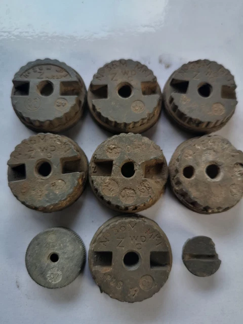 7 MILLS BASE Plugs. 1 Filler Cap. 1 Mortar Tail Fin Cap.free Postage. £ ...