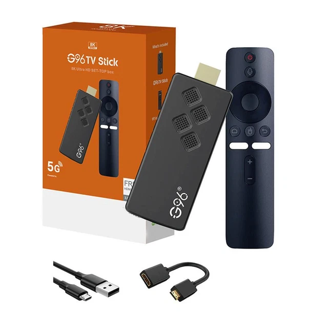 G96 TV MINI 4K HD Android TV Stick Quad-Core 2.4G/5G WIFI Smart TV Box ... G96 TV MINI 4K HD Android TV Stick Quad-Core 2.4G/5G WIFI Smart TV Box ...