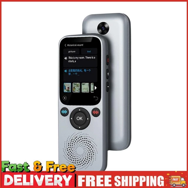 REAL TIME TRANSLATION Devices 2inch Touch Screen for Business Travel ...