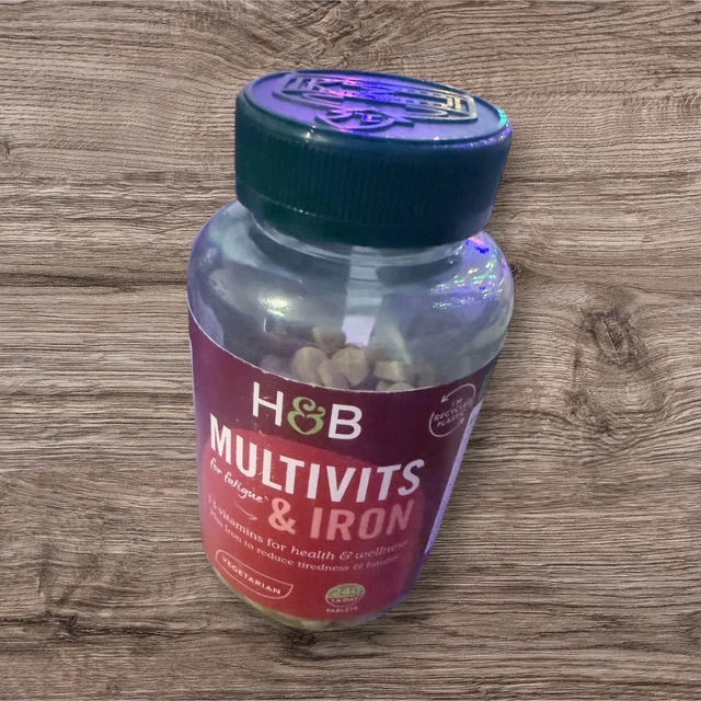 HOLLAND & BARRETT Multivits with Iron 13 Vitamins for Health Wellness ...
