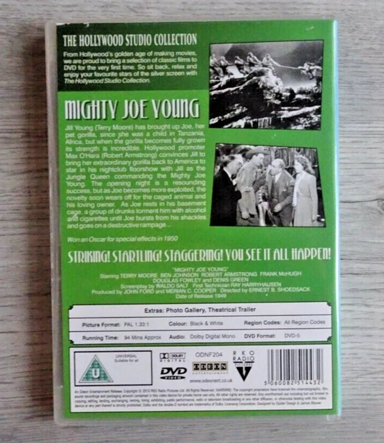 MIGHTY JOE YOUNG DVD 1949 Terry Moore Ben Johnson OOP £14.99 - PicClick UK