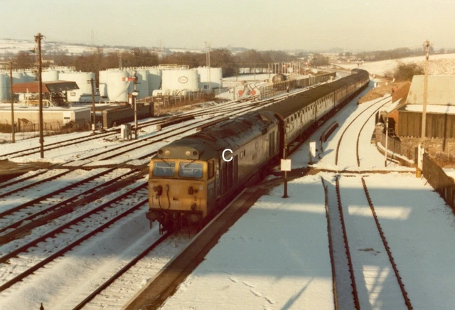 BRITISH RAILWAY B.R Photograph Class 50 - 50003 At Tiverton Junction 27 ...