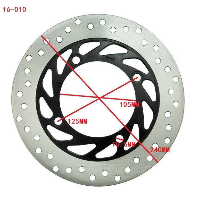 REAR BRAKE DISC Rotor for Honda CB500 CB400 CB750 XL600 CB900 XL600 V ...
