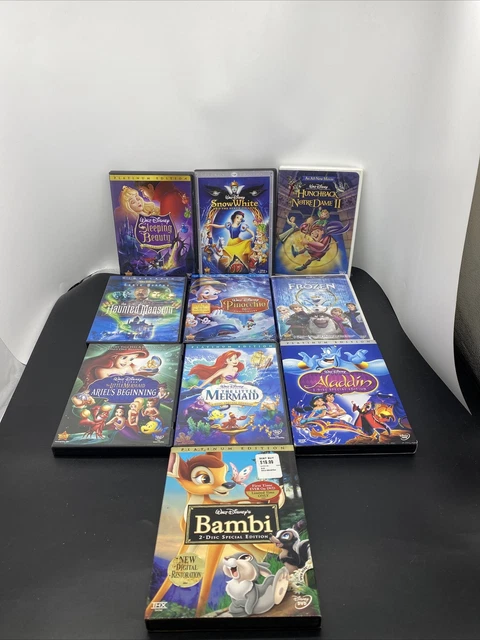 LOT DE 10 films DVD Walt Disney Pixar dessin animé famille enfants (R6 ...