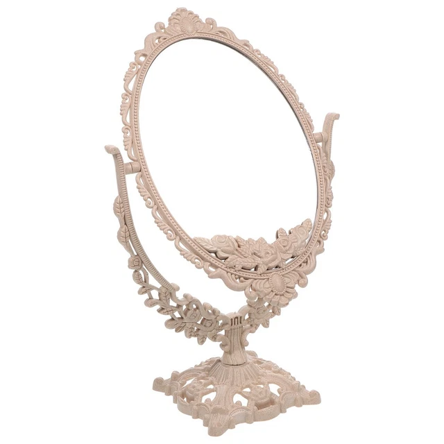 MIRROR FOR DRESSING Table Tabletop Makeup European Style Cosmetic $47. ...