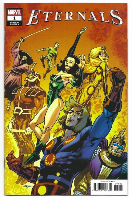 ETERNALS #1 2021 Unread Mahmoud Asrar variante Marvel bande dessinée ...