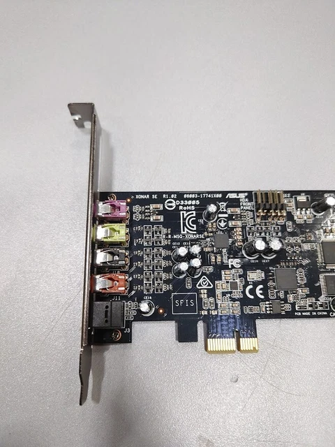 ASUS XONAR SE PCIe 5.1 Channel Sound Card, High-Definition Audio Not ...