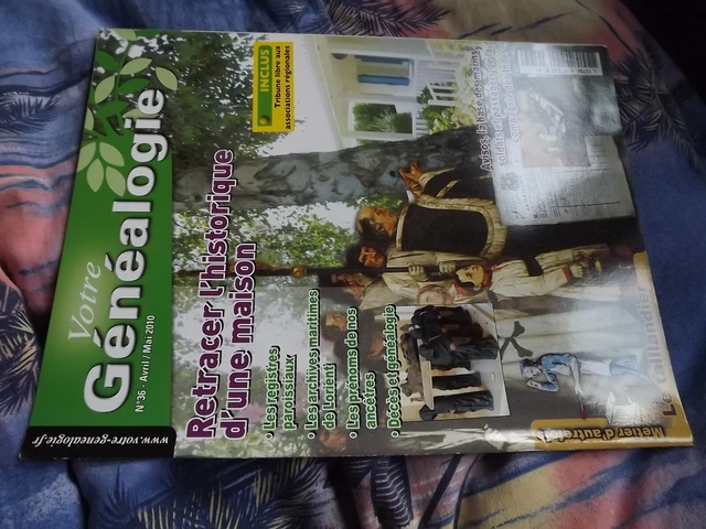 0104 VOTRE GÉNÉALOGIE n°36 Retracer l'historique d'une maison EUR 6,00 - PicClick FR