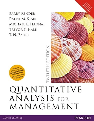 QUANTITATIVE ANALYSIS FOR Management by Barry Render NEW Paperback £24. ...
