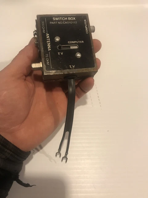 VINTAGE ATARI 2600 Antenna Switch Box RF Adapter Game TV Computer ...