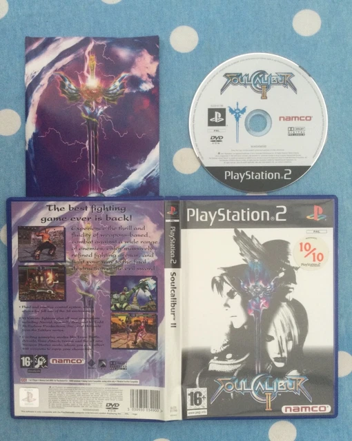 🌟SOULCALIBUR II(2)🌟PLAYSTATION🌟PS2🌟COMPLETE🌟UK SELLER🌟FAST Uk🇬🇧Postage🌟 ...