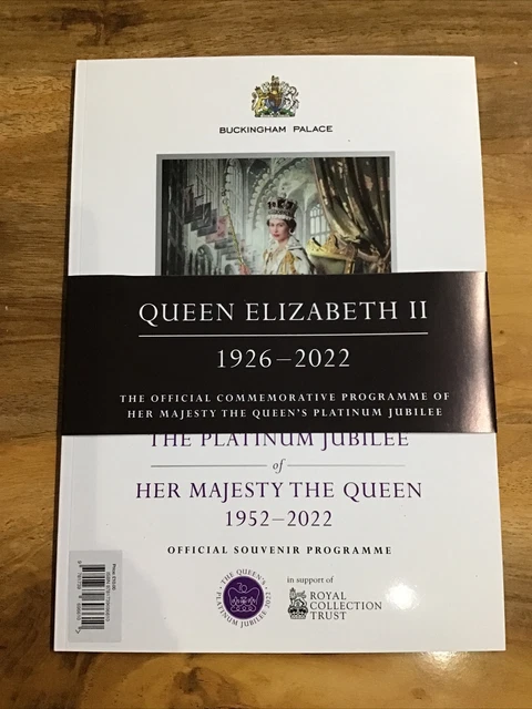 QUEEN ELIZABETH, THE Platinum Jubilee Official Souvenir Programme, 1952-2022 £38.90 - PicClick UK