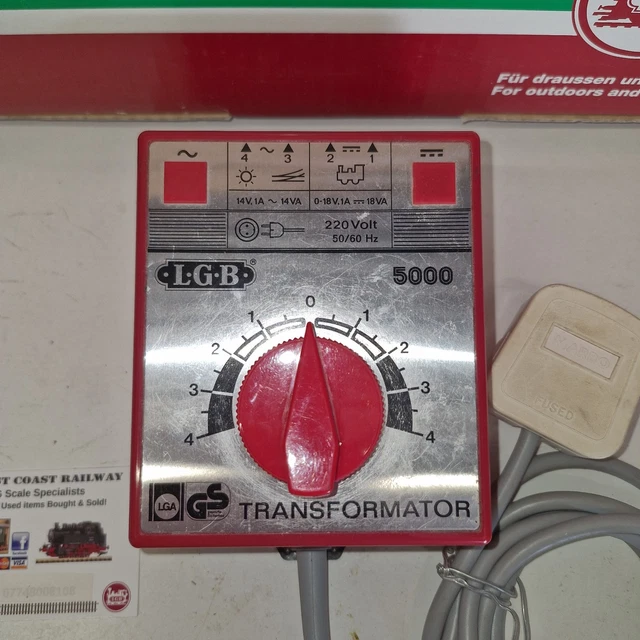 LGB 5000 SPEED Control Power Transformer Garden railway for G Scale ...