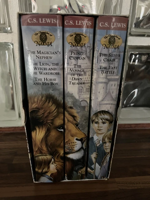 CS LEWIS THE Complete Chronicles of Narnia 3 Books Set In Box Cover EUR ...