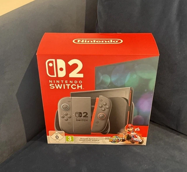 NINTENDO SWITCH 2 Mario Kart World Bundle - BRAND NEW SEALED UNOPENED ...