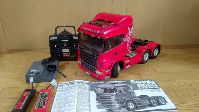 TAMIYA 1/14 SCANIA R620 6×4 Highline Full Operation Modified Used ...