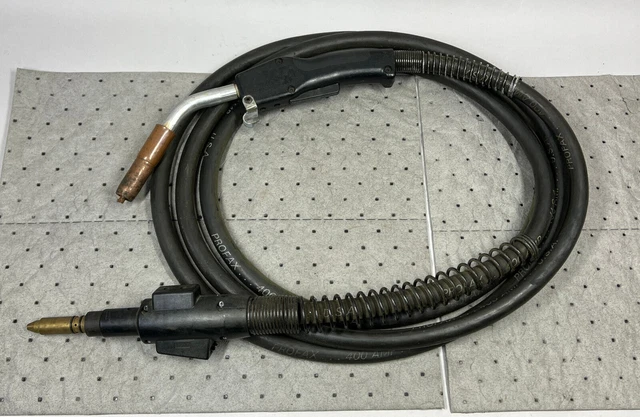 PROFAX MILLER 400 Amp Welding Mig Gun 45 Degree Swan Neck 15' Length ...