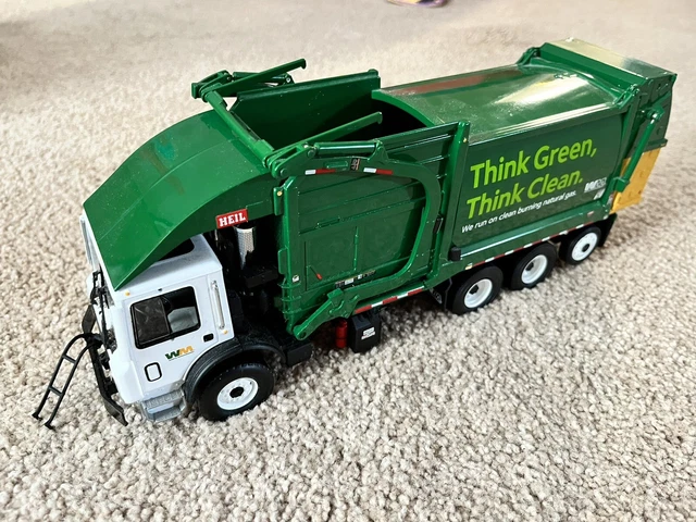 FIRST GEAR 1:34 scale Waste Management Mack MRU Heil Front Loader ...