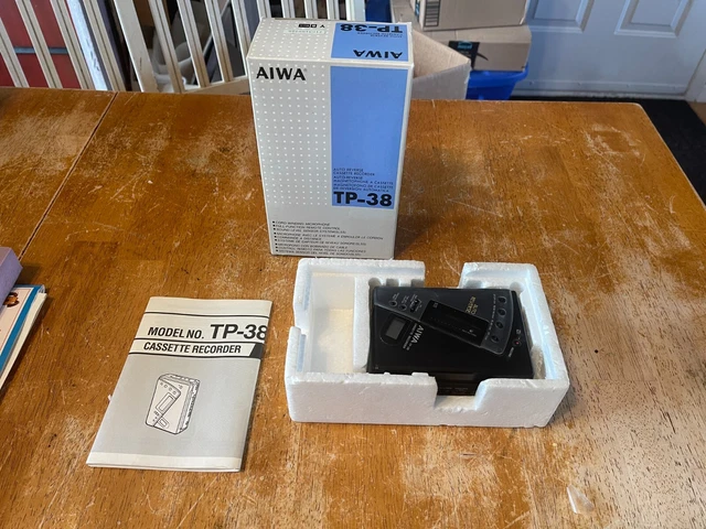 VINTAGE AIWA TP-38 Cassette Tape Player Recorder Walkman w/ manual and box READ £70.19 - PicClick UK