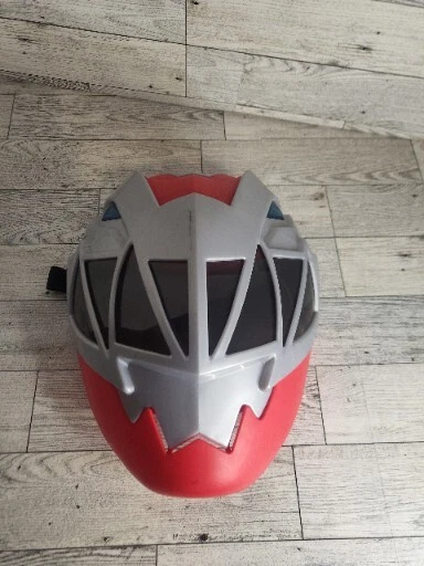 POWER RANGERS DINO Fury Red Ranger Electronic Mask Flashing Light Up ...