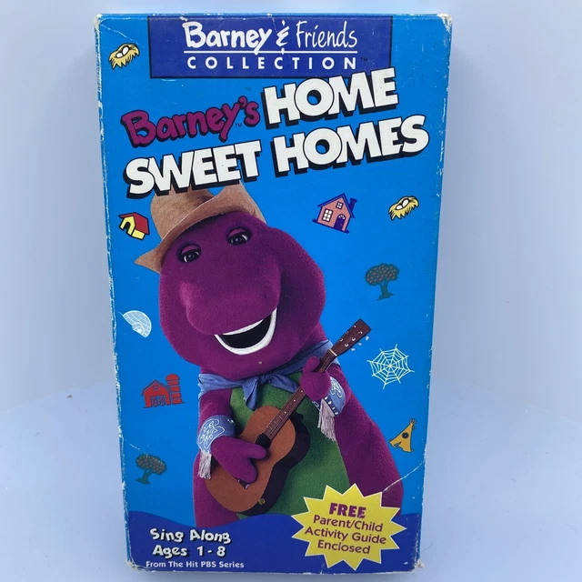 BARNEY FRIENDS COLLECTION Home Sweet Home VHS Video Tape Lyons Sing ...