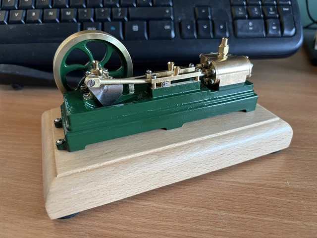 MICROCOSM OKMO S10 Horizontal Mill Steam Engine Model - Painted VGC £ ...