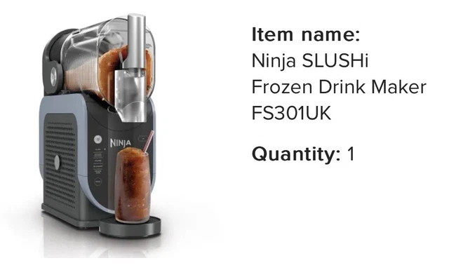 NINJA SLUSHI FROZEN Drink Maker| FS301UK Slushy Machine In Hand👍OFFERS ...