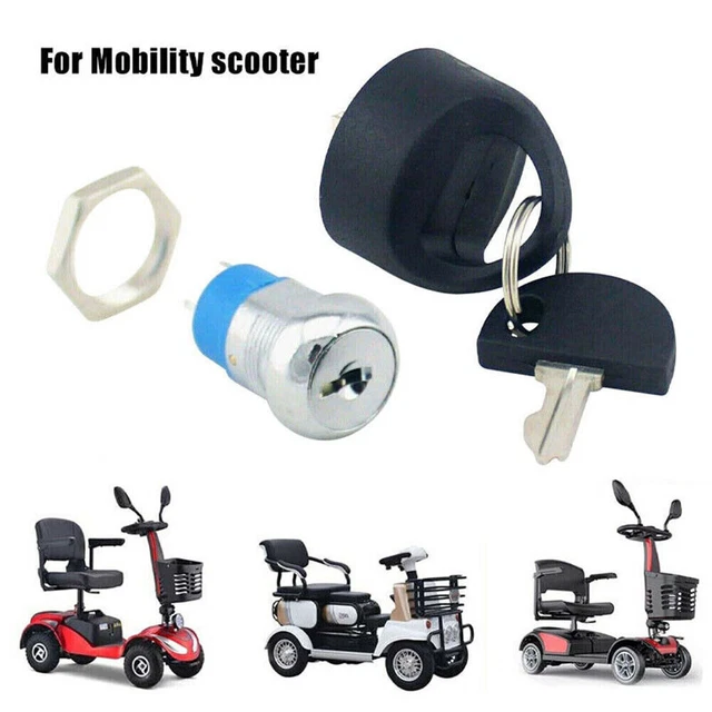 MOBILITY REPLACEMENT SCOOTER Spare Start on/off Ignition switch+2 Keys ...