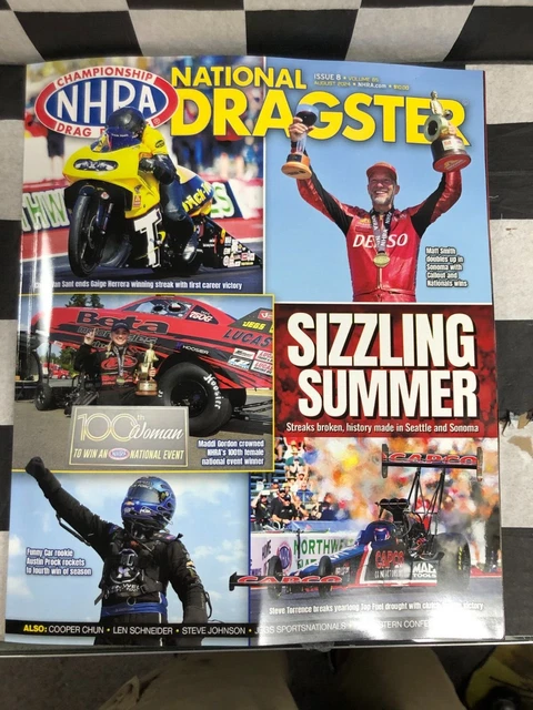 NHRA NATIONAL DRAGSTER Magazine August 2024 Drag Racing Issue 8 Vol 65 £9.20 - PicClick UK