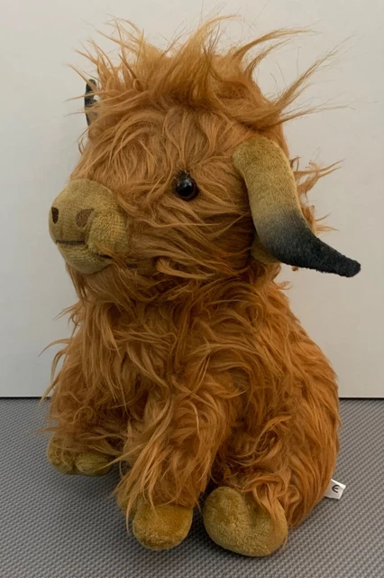 HIGHLAND COO COW Hairy Plush Soft Toy Scottish 26cm High £6.52 ...