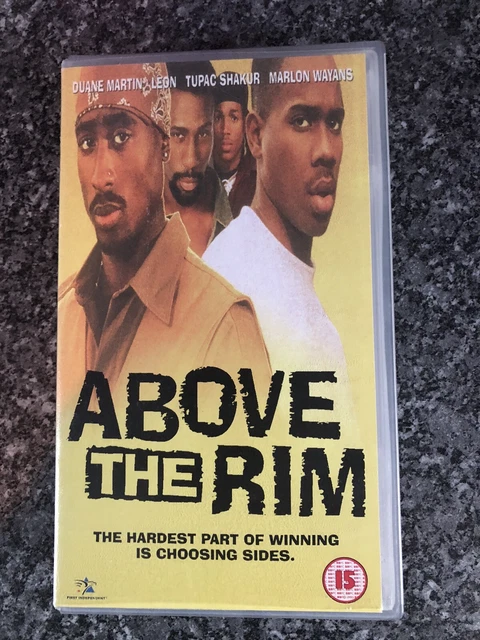 ABOVE THE RIM, Used Vhs Movie 1996, Duane Martin, Leon, Tupac Shakur ...