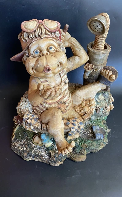 ORIGINAL LAAF EFTELING Sammler Figur unter Dusche - Balkon Terasse ...