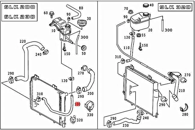 GENUINE MERCEDES R170 SLK R170 Hose 1705011282 $49.37 - PicClick AU