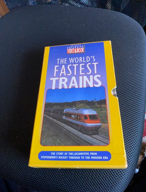 THE WORLDS FASTEST Trains, Book + VHS Video set £0.50 - PicClick UK